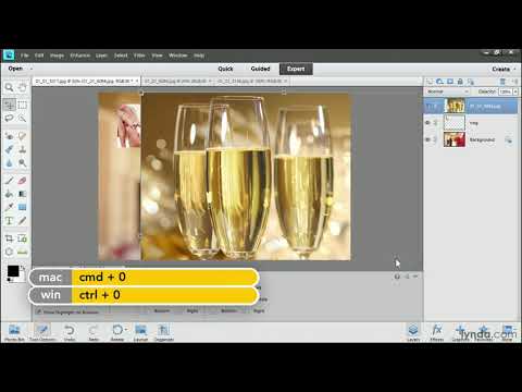 Photoshop Elements Tutorial - Combining multiple photos together