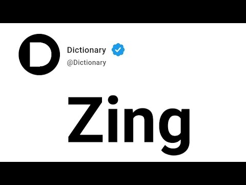 Zing Meaning In English