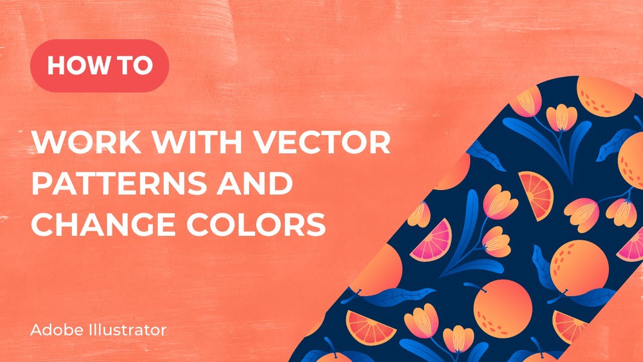 How to work with vector tileable patterns in Adobe Illustrator