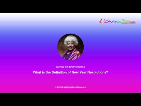 What is the Best Definition of New Year Resolution?