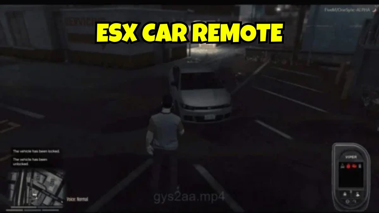 ESX car remote - FiveM Scripting | FiveM Store
