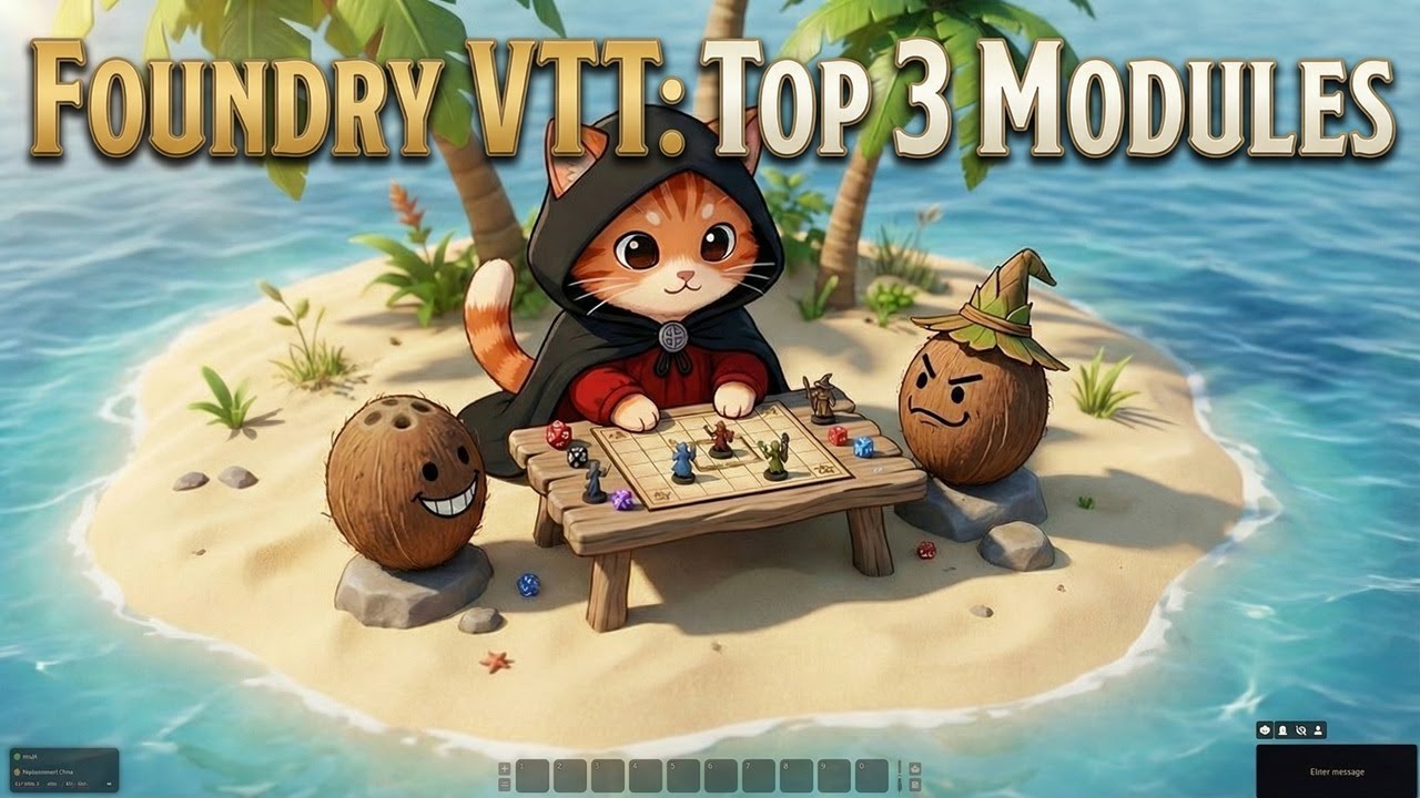 Foundry VTT v13 Basics: Top 3 Modules