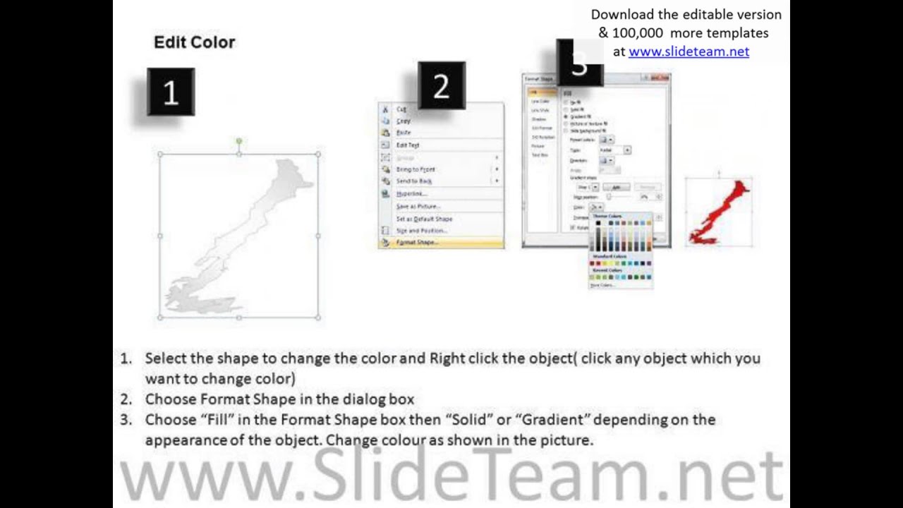 chile powerpoint maps pptx