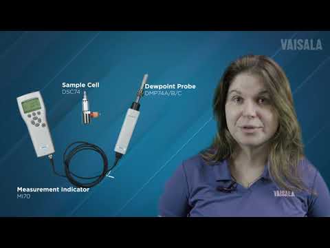 Vaisala MI70 Handheld and probes for measuring humidity, temperature, dewpoint, mio, and CO2