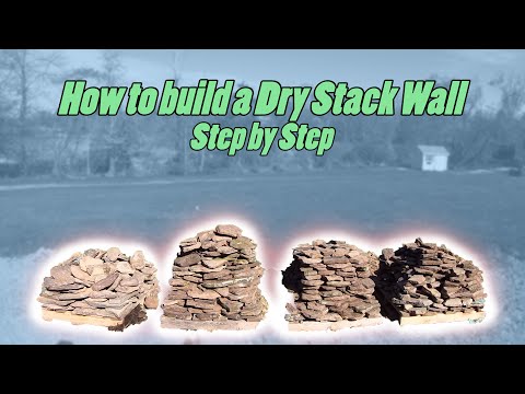 How to Build a Dry Stack Retaining Wall - Step by Step