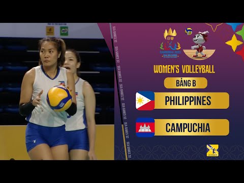 🔴Live: Philippines - Cambodia | ឥណ្ឌូនេស៊ី-ថៃ Group B - Women's Volleyball SEA Games 32