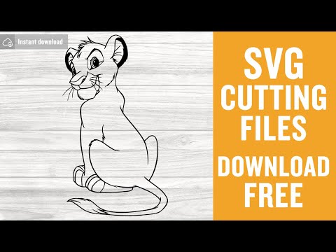 Simba Disney Svg Free Cut File for Cricut