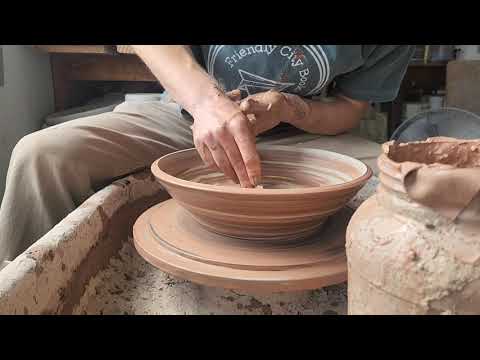 Making a marbled bowl 🥣