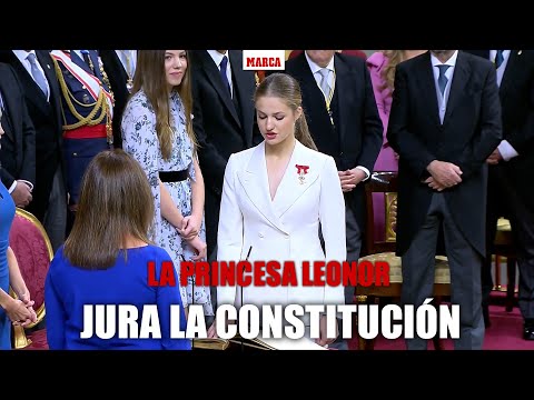 La Princesa Leonor jura la Constitución MARCA
