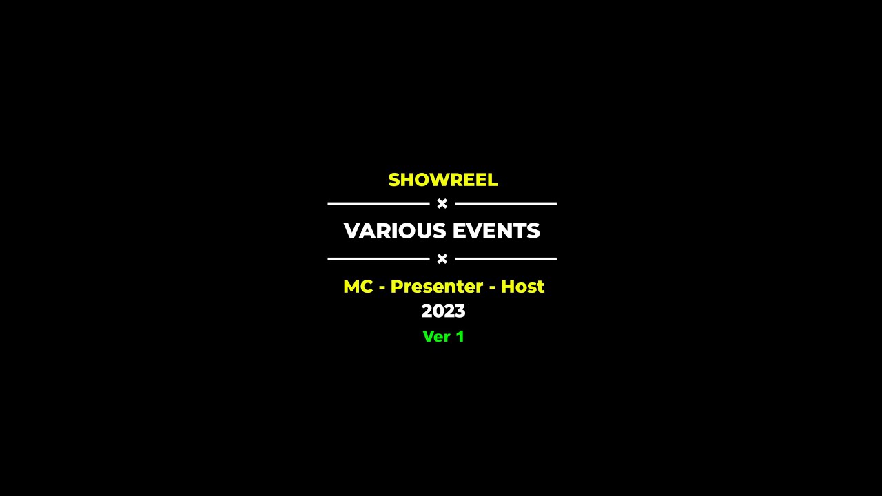 Mixed Showreel - MC Joe (ver 2)