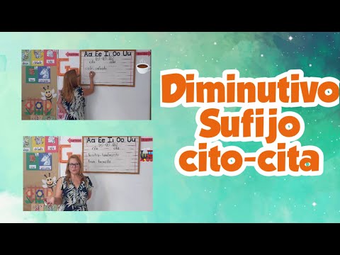 Vocabulario Diminutivo con el sufijo cito-cita