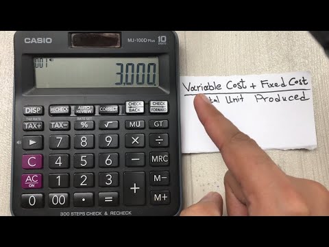 How to Find Out Unit Cost on Simple Calculator