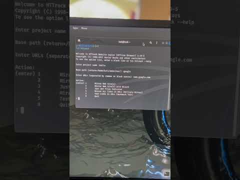 How to download any website use httrack | web site copy tool #codaphics #httrack #kalilinux #hacker