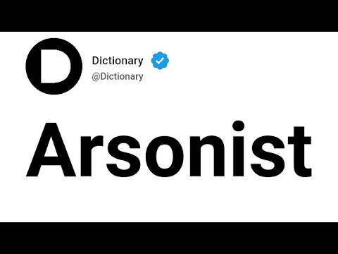 Arsonist Meaning In English