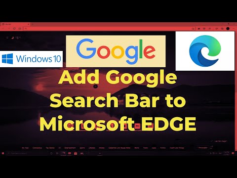 How to Change Microsoft Edge to Search Google Instead of Bing | Change your default search engine