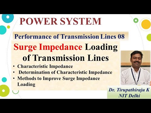 Surge Impedance Loading of Transmission Lines Video Lecture - Crash ...