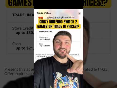 GameStop offering CRAZY Nintendo Switch 2 trade in prices!? #nintendoswitch2 #nintendo