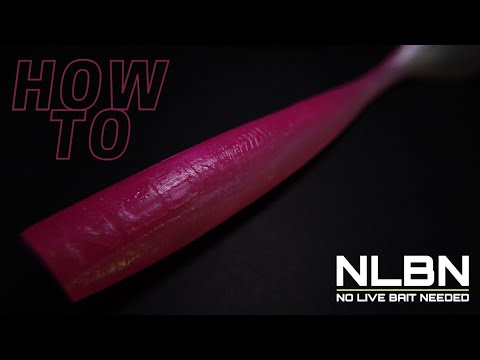 MASSIVE 8" NLBN PADDLE TAIL - HOW TO RIG #fishing #saltwaterfishing #nlbn #lure #howto#snookfishing