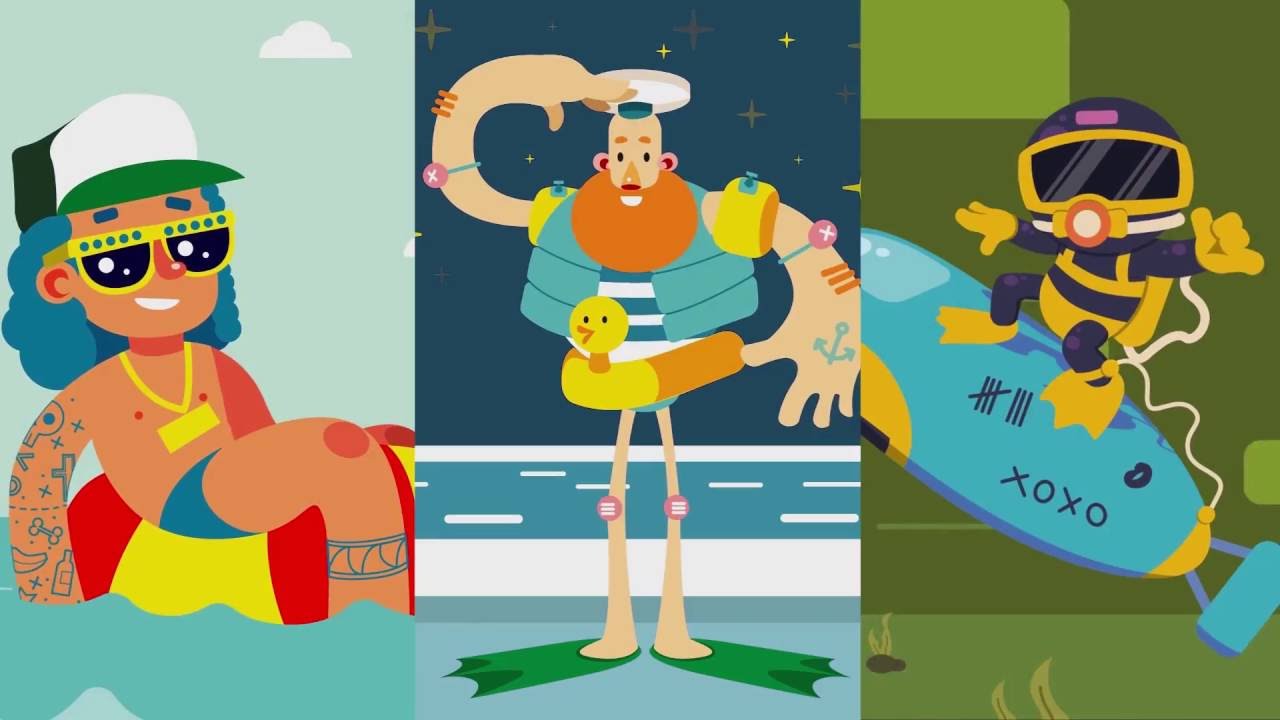 Showreel 2016 (2d shape graphic animation)