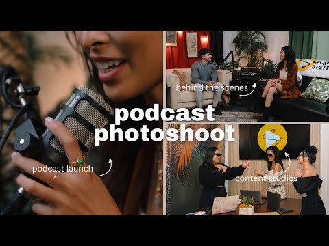 Inside a Podcast Studio Photo Shoot | BTS of Sunshine Digital Content Studios