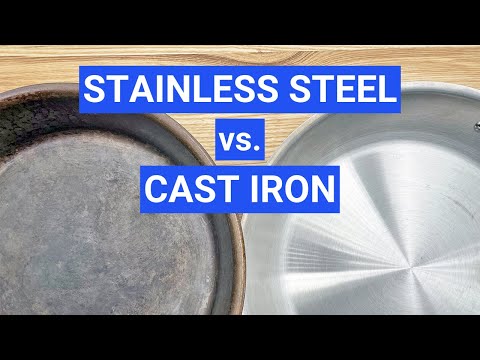 Stainless Steel vs. Cast Iron Cookware: 7 Key Differences & When to Use Each