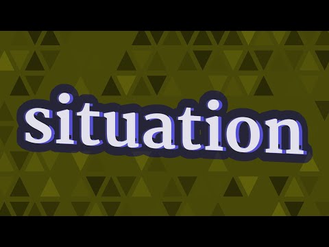 SITUATION pronunciation • How to pronounce SITUATION