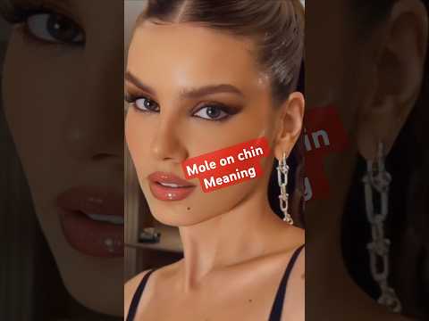 Mole on Chin meaning #mole #astrology #vastu #podcast #shorts #instagram #podcast #viral #mustwatch