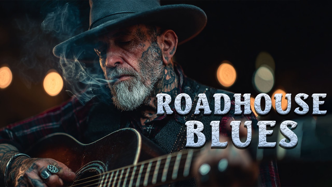 The BEST Roadhouse Blues | Best of Slow Blues Guitar & Lonely Road Mood