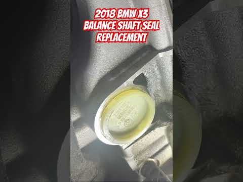 2018 BMW X3 Balance Shaft Seal Replacement #bmw #mobilemechanic #diy #mechanic #automobile #x3 #htx
