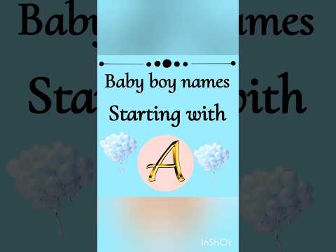 unique Baby boy names starting with "A" #babyname #babynamesuggestions #modernname