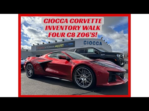 Ciocca Inventory Walk 4 New Z06's & Auto Direct Corvettes Inventory ...