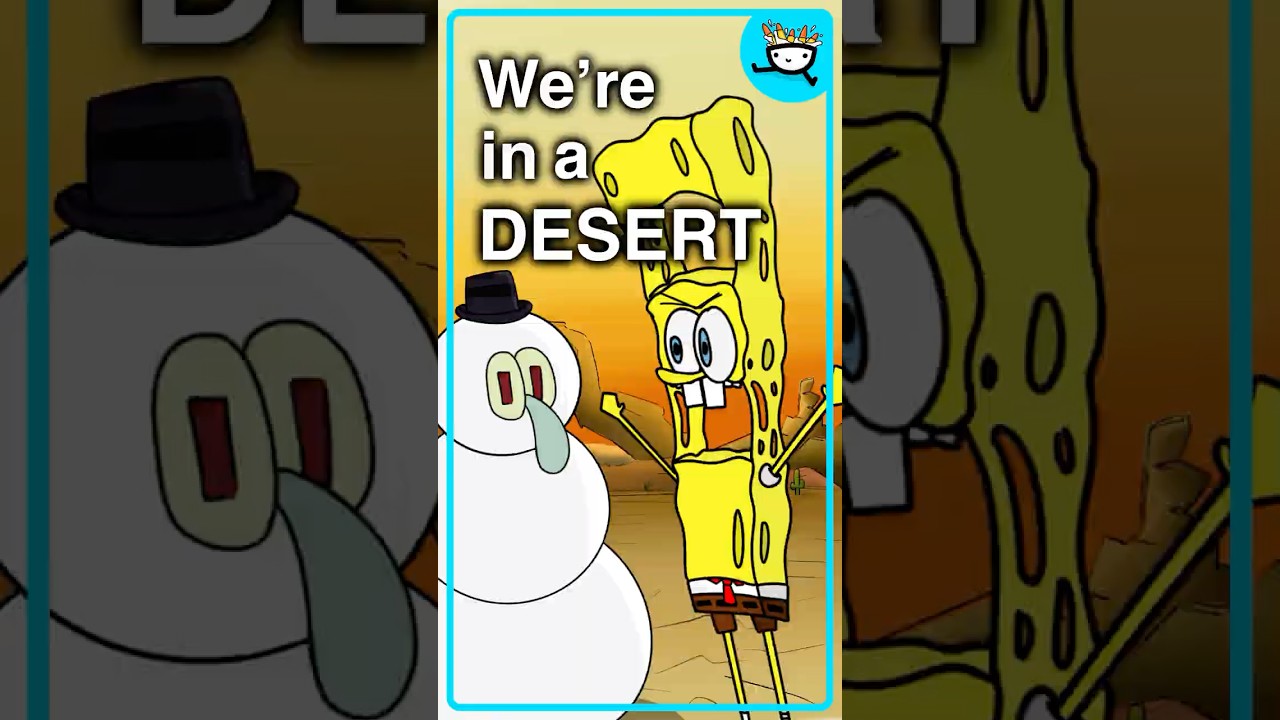 Squidward we're in a desert! - Meme Animation #meme #animation #spongebob #fortnite