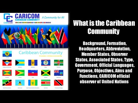 What is Caribbean Community | CARICOM | CC | Treaty of Chaguaramas || 5min Knowledge