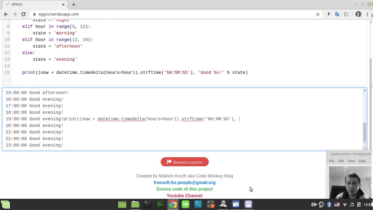 obfuscating python code | inspired by Obfuscated C programs by Bisqwit