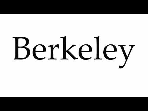 How to Pronounce Berkeley