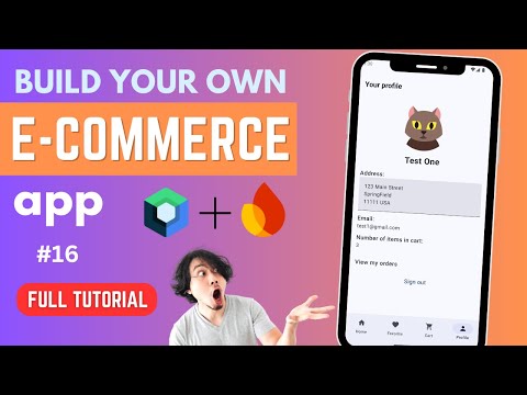 16 Profile Page Design | Ecom app | Jetpack Compose 🔥 | Android Studio Tutorial | 2025