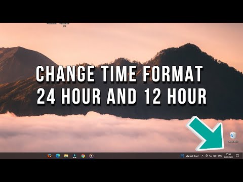 How to change 24 hour and 12 hour time format on Windows 10/11 |EASY|
