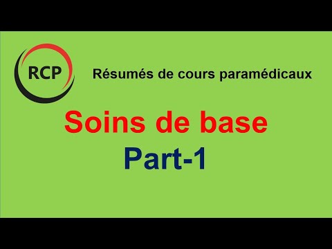 Soins de base - Part 1 (Historique de la profession - définition- accueil du malade)
