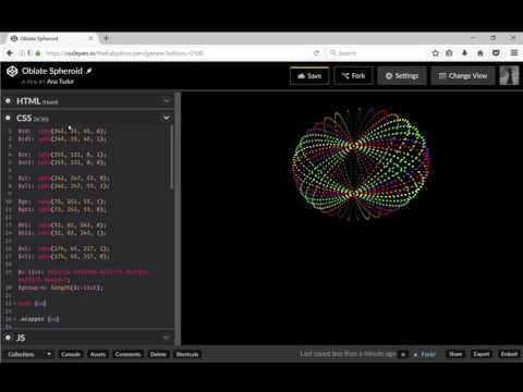 Oblate Spheroid - compacting the code
