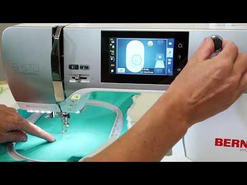 BERNINA 570 102 How to Check Size and Placement of a Design