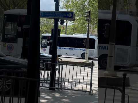 Prisoner transport in Paris France