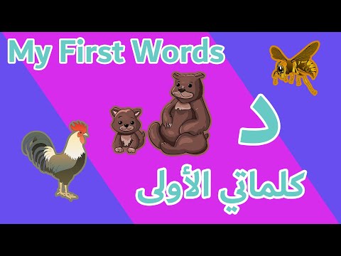 Arabic First Words For Kids | Words That Start With Dal (د)