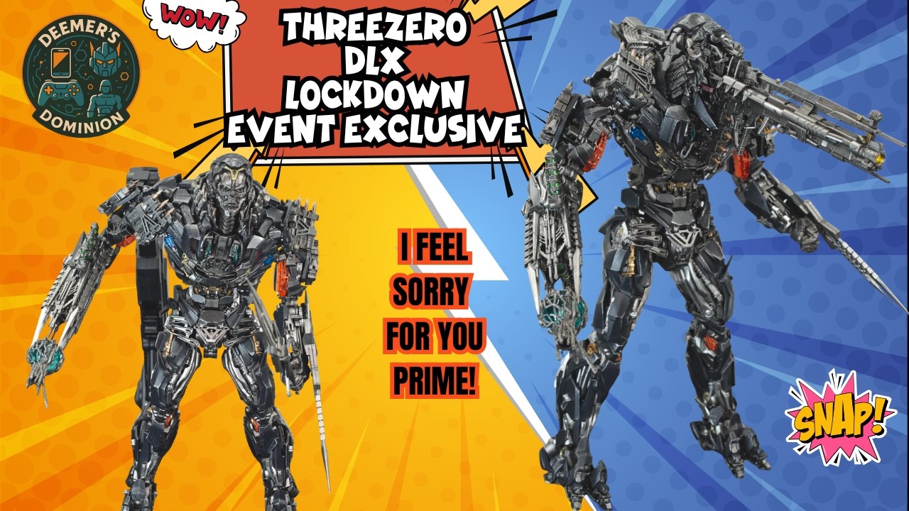 Transformers / Unboxing & Review / ThreeZero AoE DLX Lockdown [Event Exclusive]