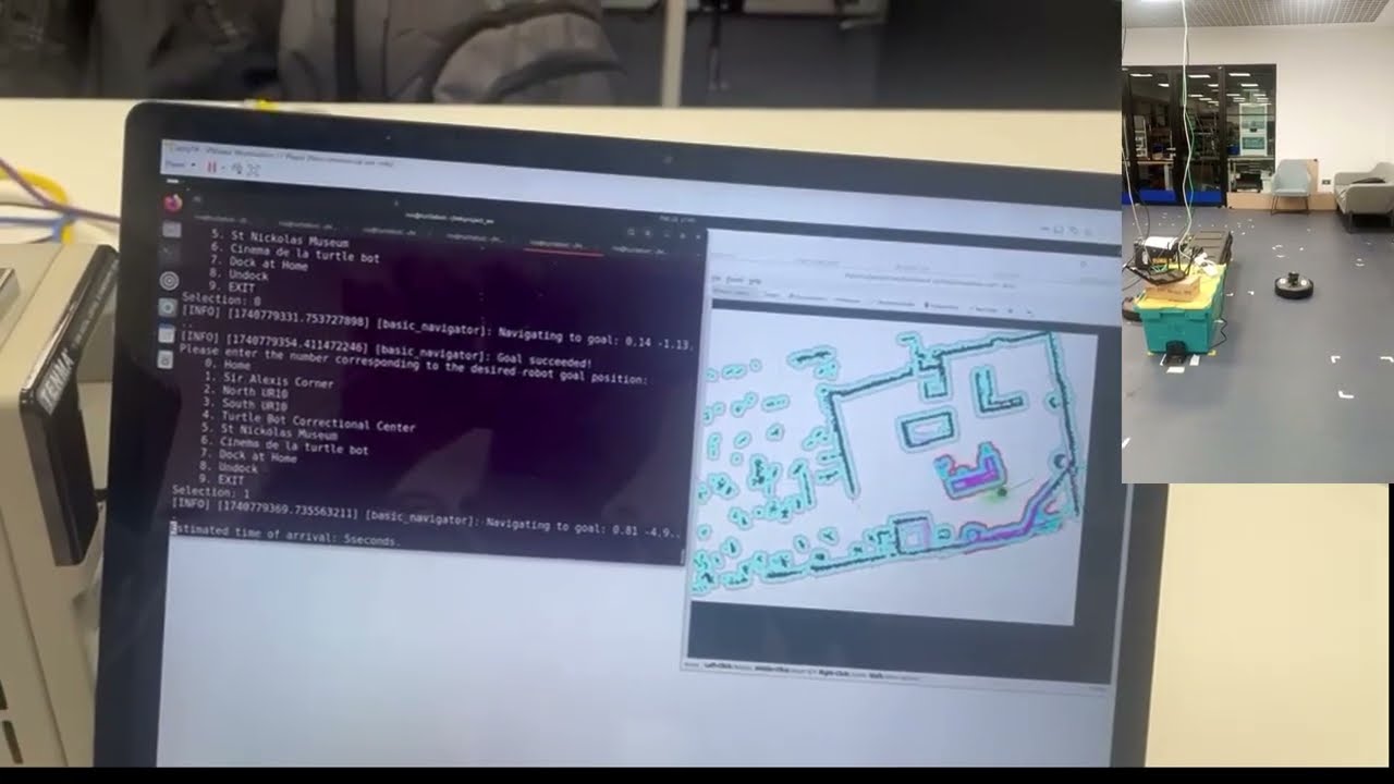Turtlebot Navigation Demonstration  With Costmaps