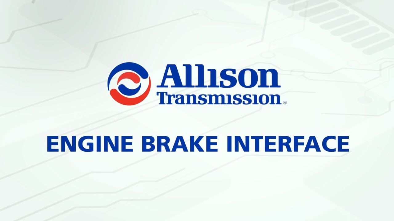 Engine Brake Interface - I/O Function