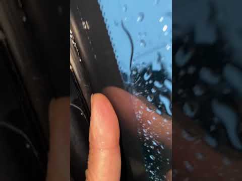 Windshield leak