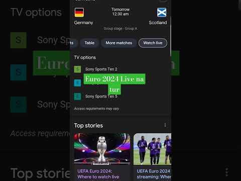 Euro 2024 Live| Enna tur aw TV & Online ah! #euro2024germany