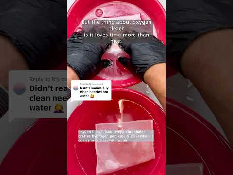 How To OxiClean & Oxygen Bleaches Properly #laundry #cleaninghack #laundryhack
