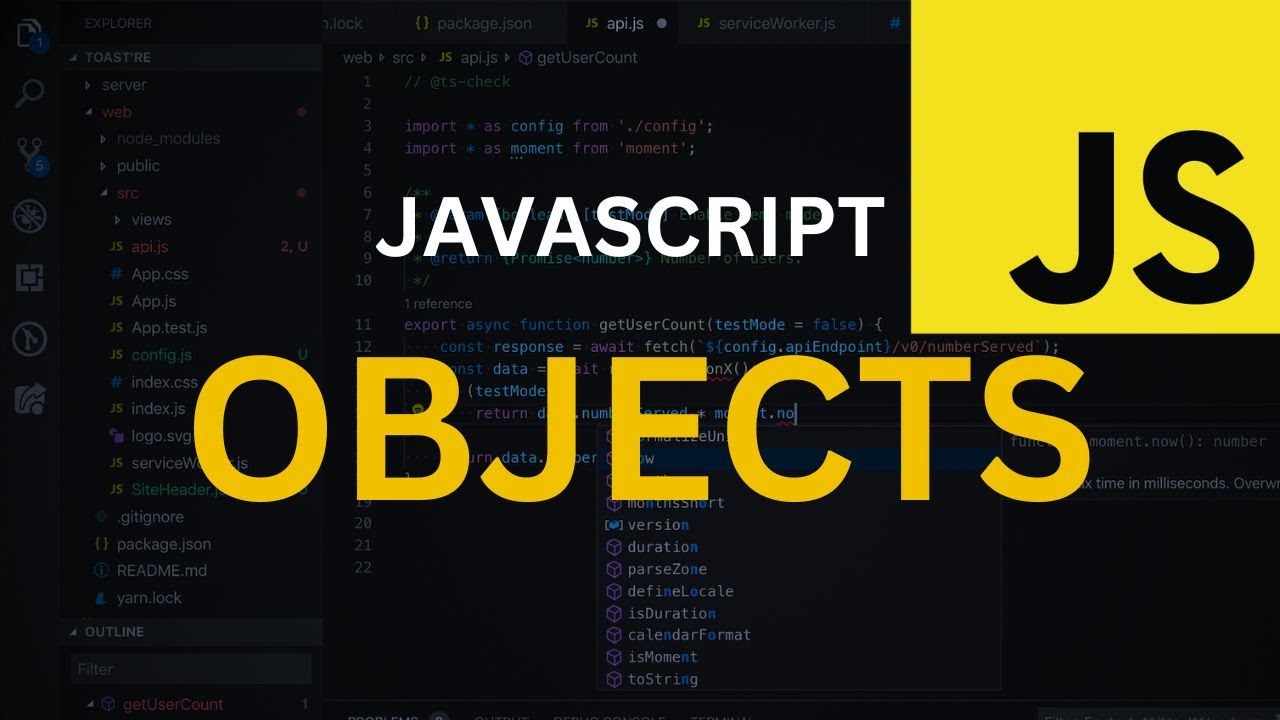 Organizing your Javascript Code | Introduction to Javascript Objects