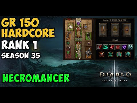 GR 150 Innarius Nova Necromancer Hardcore Solo Self Found Season 35